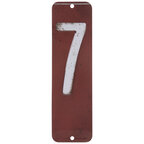 License Plate Number Metal Sign - 7 | Hobby Lobby | 1507441