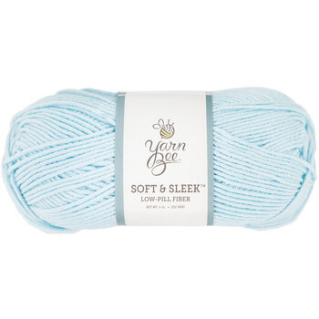 Light Blue Yarn Bee Soft & Sleek Yarn | Hobby Lobby | 1625284