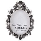 Rhinestone Floral Photo Frame Brooch | Hobby Lobby | 1742733