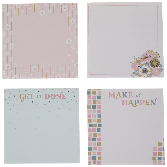 Blush Floral Sticky Notes | Hobby Lobby | 2241610