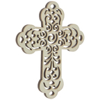 Scalloped Cross Wood Shape | Hobby Lobby | 1439405