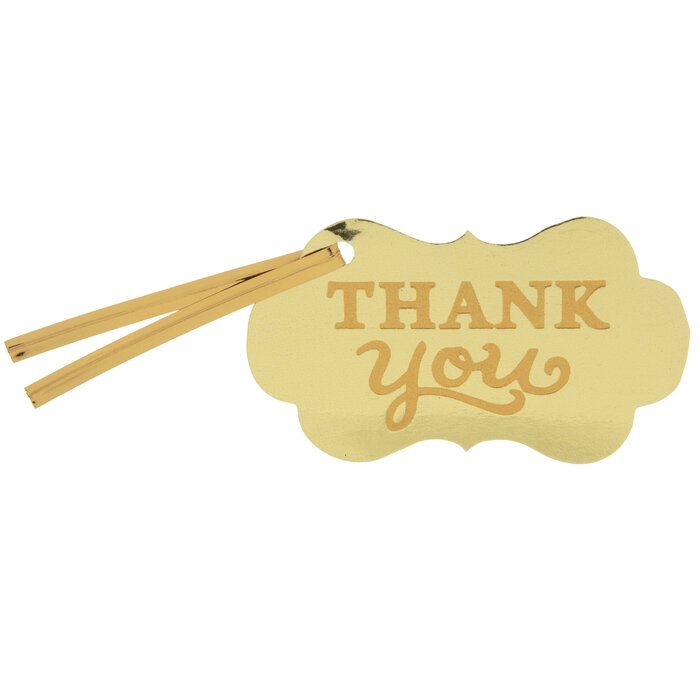 Gold Thank You Treat Bag Tags | Hobby Lobby | 1218247