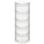 Clear Stackable Bead Containers - 50mm | Hobby Lobby | 258566