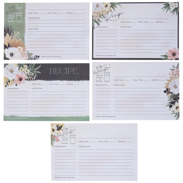 Dried Floral Recipe Cards | Hobby Lobby | 2217354