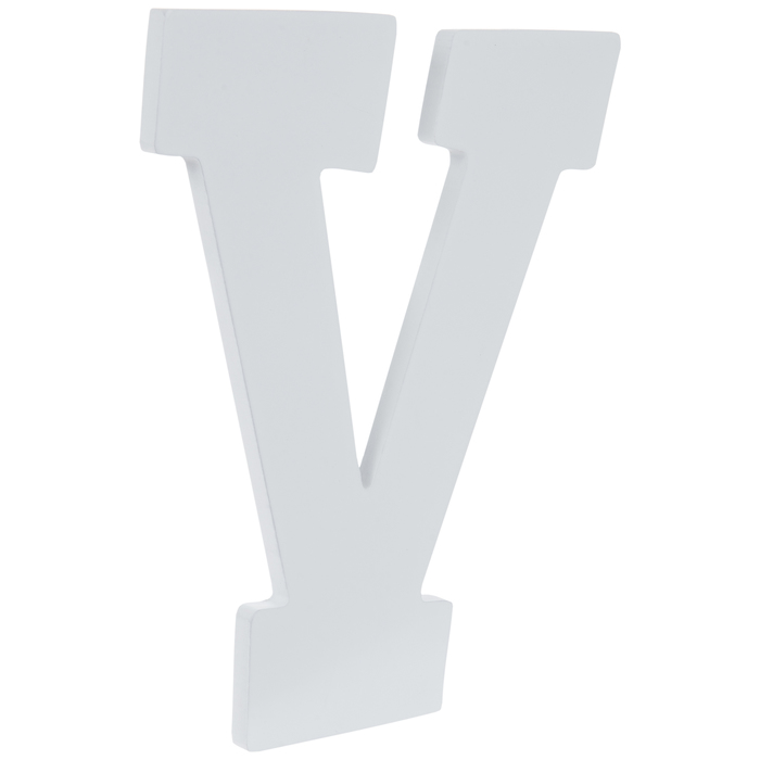 White Letter Wood Wall Decor - V | Hobby Lobby | 798975