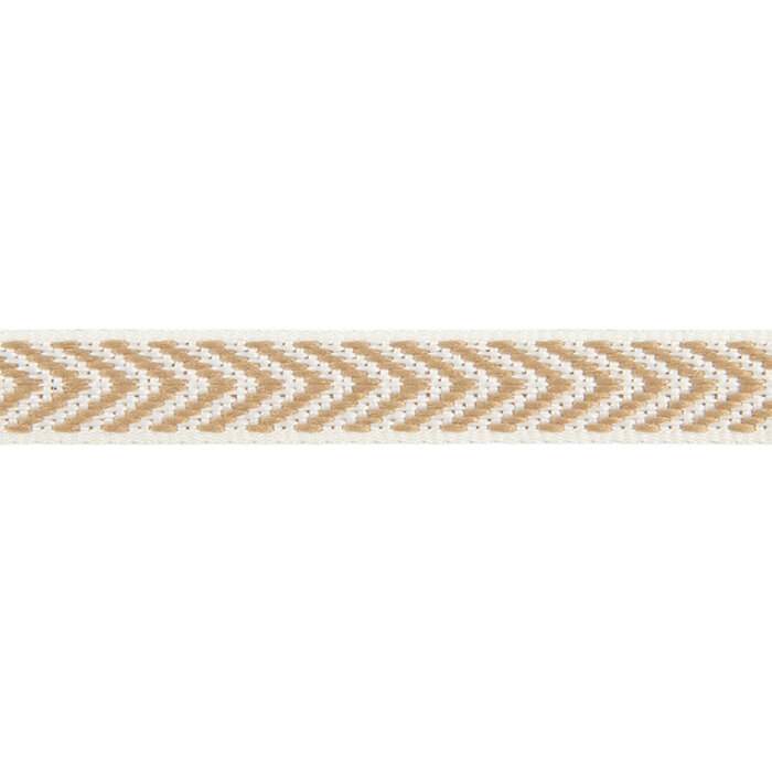 Tan & Natural Herringbone Ribbon - 3/8" | Hobby Lobby | 2217602