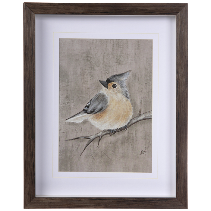 Gray Winter Bird Framed Wall Decor | Hobby Lobby | 1952811