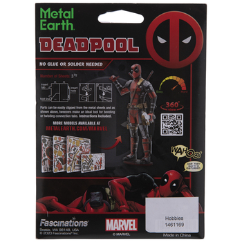 Metal Earth Deadpool Model Kit | Hobby Lobby | 1461169