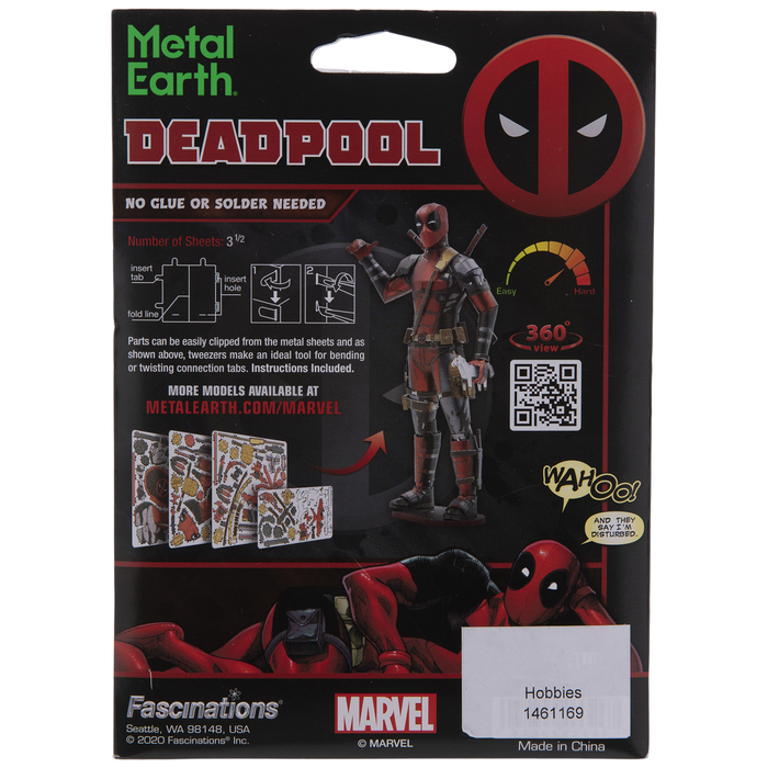 Metal Earth Deadpool Model Kit | Hobby Lobby | 1461169