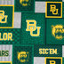 Baylor Block Collegiate Fleece Fabric | Hobby Lobby | 1560150