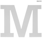 White Wood Letter M - 9 1/2" | Hobby Lobby | 2171403