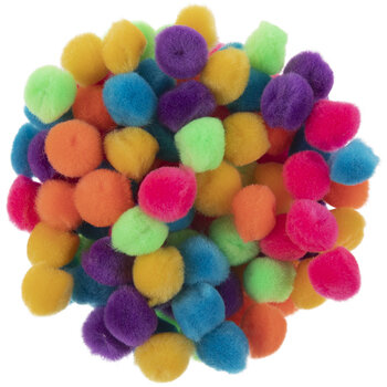 Bright Multi Pom Poms - 1/2" | Hobby Lobby | 115139