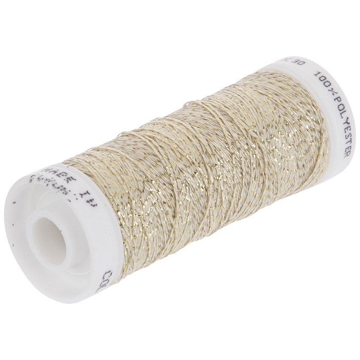 1892 Cream & Gold Metallic Wrap Thread | Hobby Lobby | 1254754