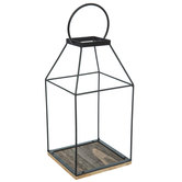 Black Rustic Metal Lantern | Hobby Lobby | 140145