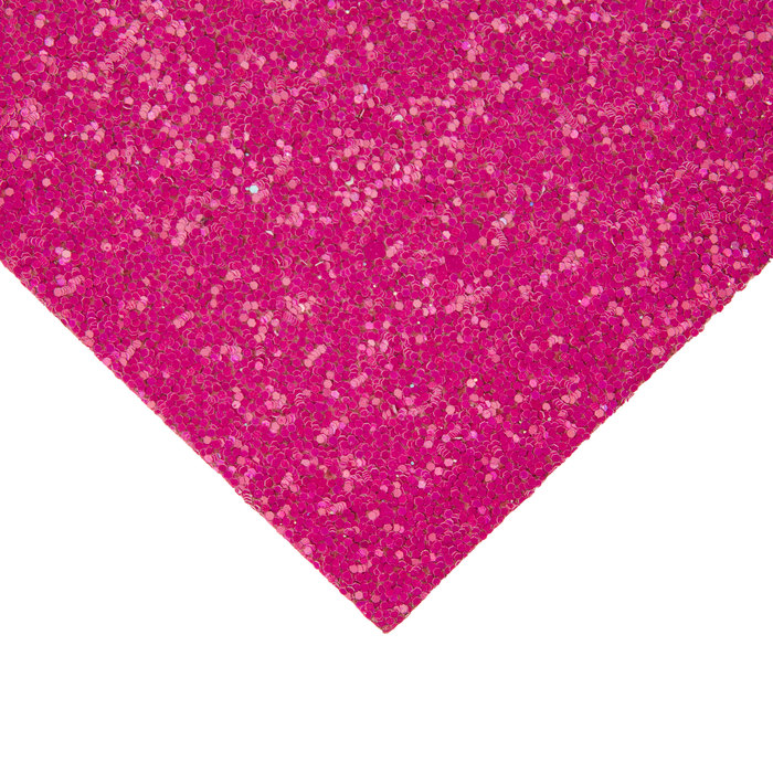 Fuchsia Chunky Glitter Fabric Sheet | Hobby Lobby | 379776