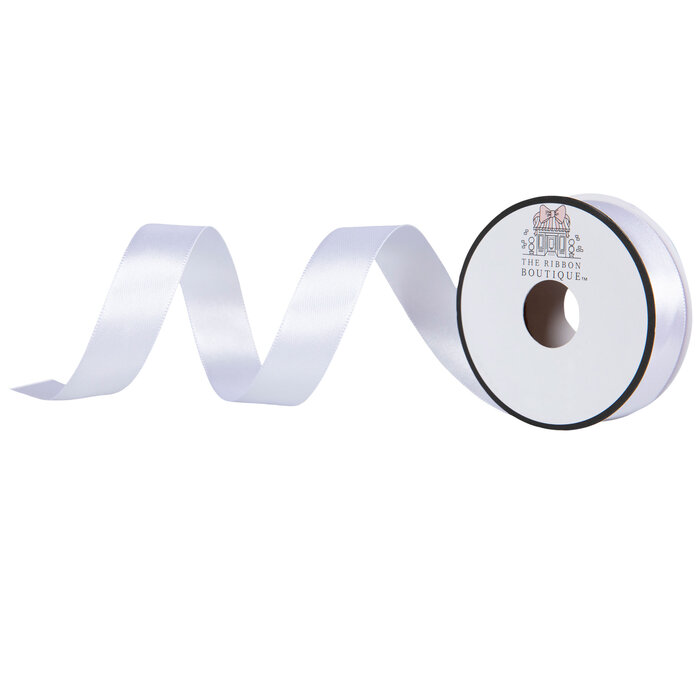 White Double-Face Satin Ribbon - 5/8" | Hobby Lobby | 695981