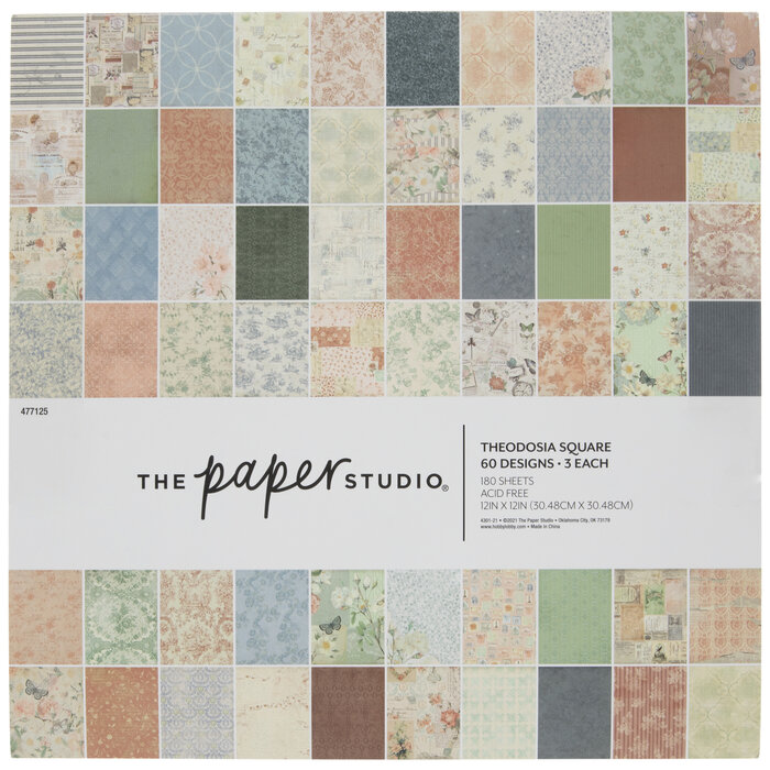 Theodosia Square Paper Pack - 12" x 12" | Hobby Lobby | 477125