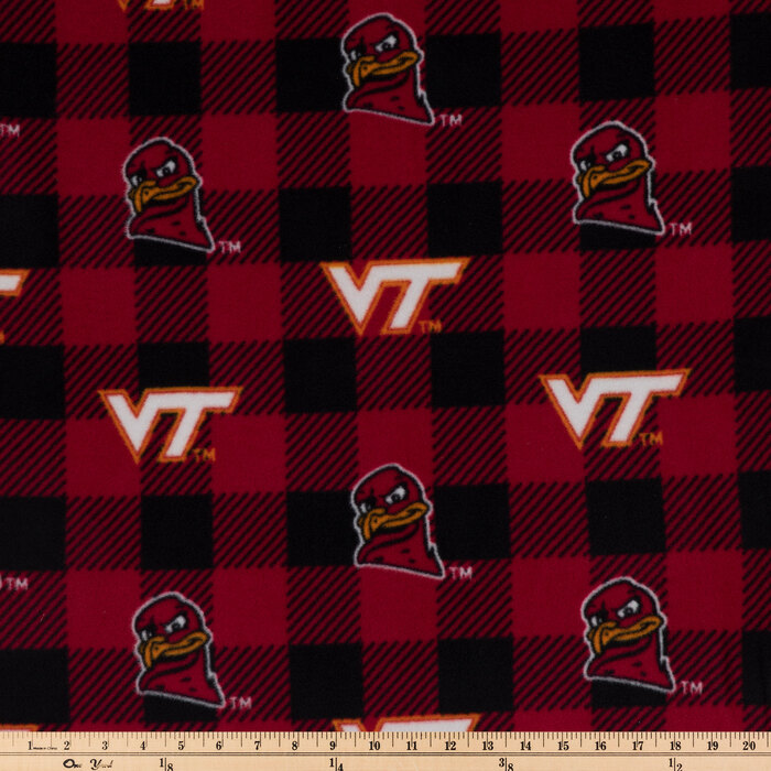 Virginia Tech Allover Collegiate Fleece Fabric | Hobby Lobby | 954495