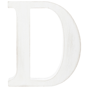 Whitewash Letter Wood Wall Decor - D | Hobby Lobby | 1529379