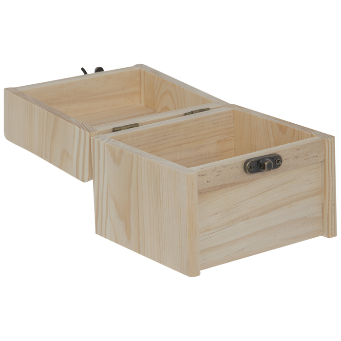 Wood Chest With Metal Clasp | Hobby Lobby | 919944