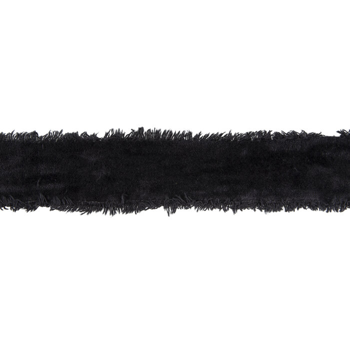 Black Frayed Edge Velvet Trim - 1 1/2" | Hobby Lobby | 2197416