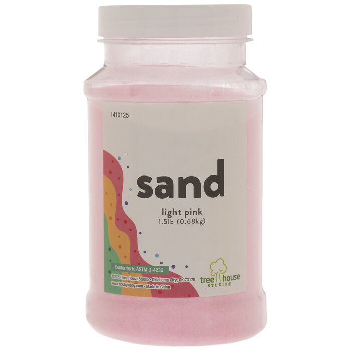 Light Pink Craft Sand | Hobby Lobby | 1410125