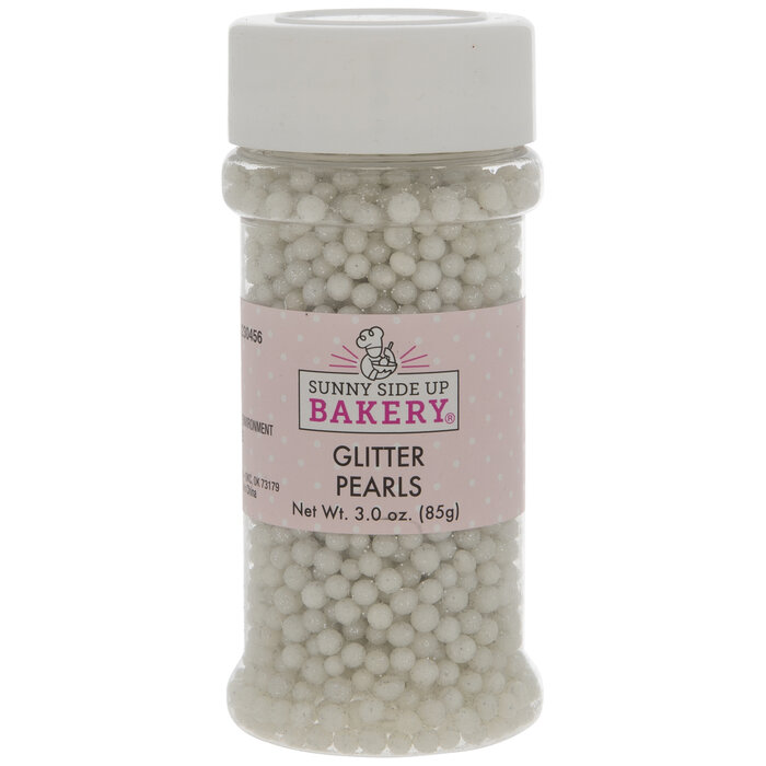White Glitter Pearl Sprinkles | Hobby Lobby | 2230456