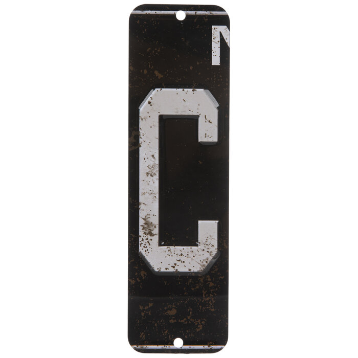 License Plate Letter Metal Sign - C | Hobby Lobby | 1507177