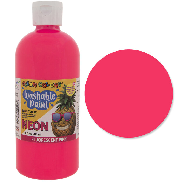 Rich Art Clean Colors Neon Washable Paint | Hobby Lobby | 106963