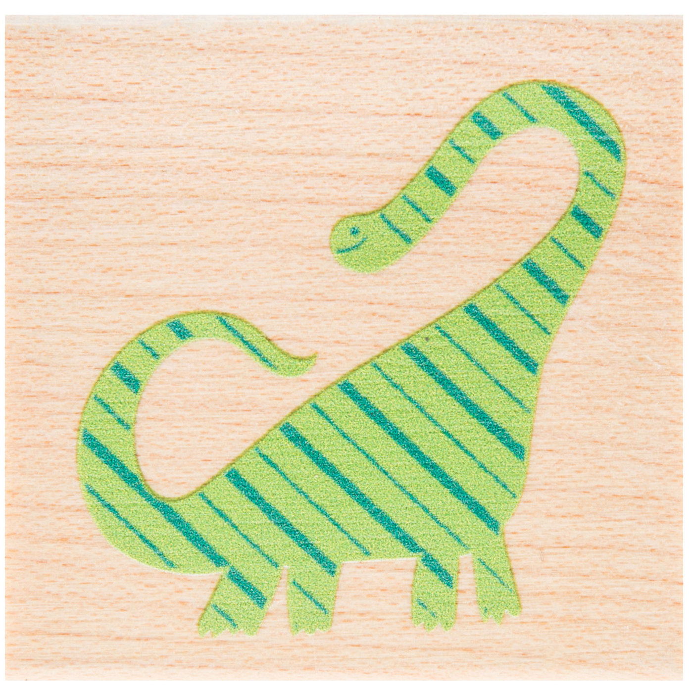 Craft Supplies & Tools Brachiosaurus Dinosaur Solid Rubber Stamp for ...