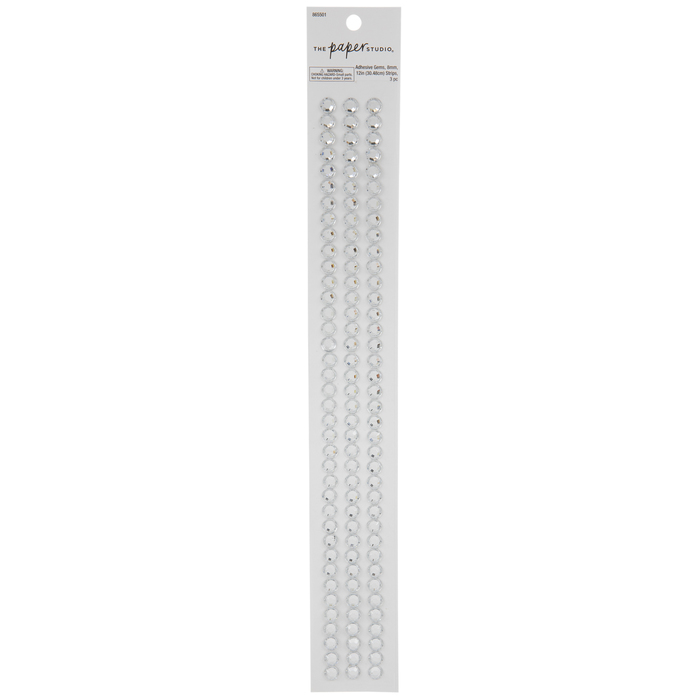 Clear Round Rhinestone Border Stickers | Hobby Lobby | 865501