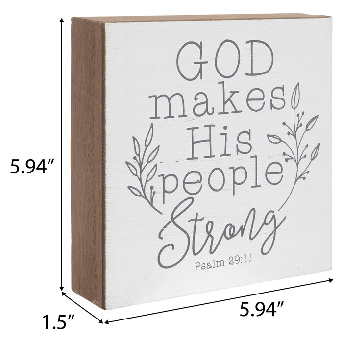 Psalm 29:11 Wood Decor | Hobby Lobby | 2177434