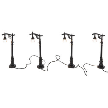 Miniature Black LED Lamp Posts | Hobby Lobby | 2189421