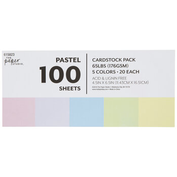 Pastel Cardstock Paper Pack | Hobby Lobby