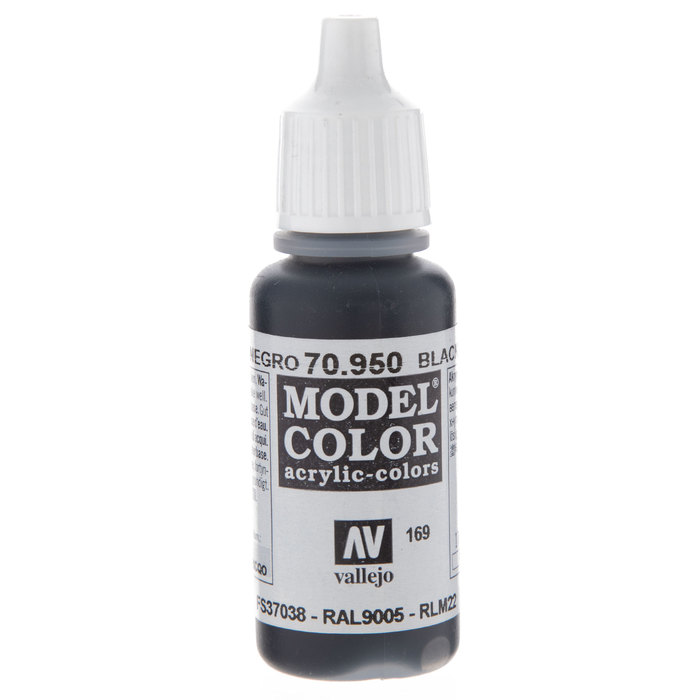 70.950 Black Acrylic Model Color Paint | Hobby Lobby | 343913