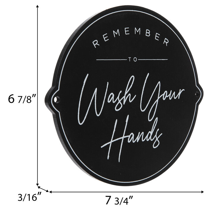 Wash Your Hands Wood Wall Decor | Hobby Lobby | 2071116