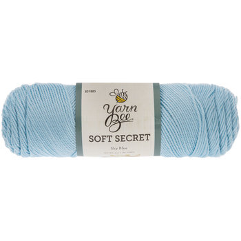 Sky Blue Yarn Bee Soft Secret Yarn | Hobby Lobby | 831883