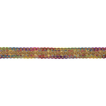 Rainbow & Metallic Gimp Trim - 5/8" | Hobby Lobby | 1990357
