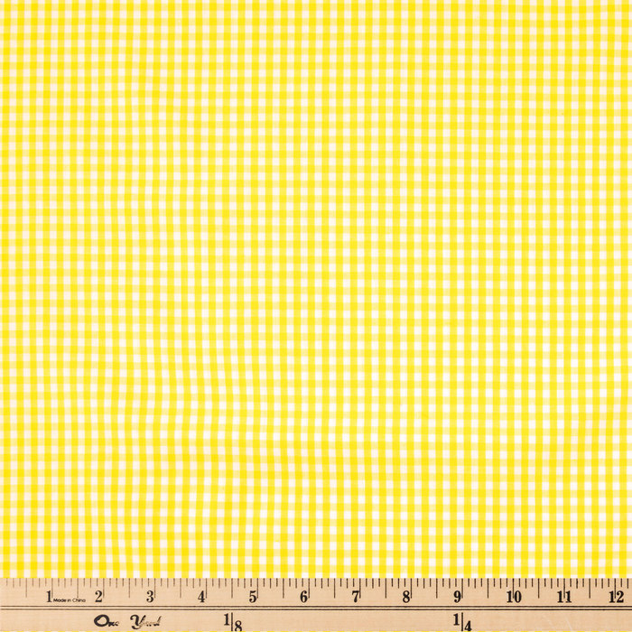Yellow & White Gingham Fabric | Hobby Lobby | 653485