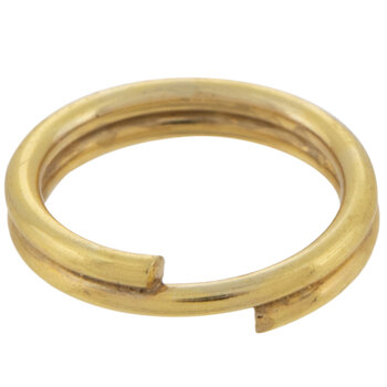 18K Gold Plated Split Rings - 9mm | Hobby Lobby | 1425545