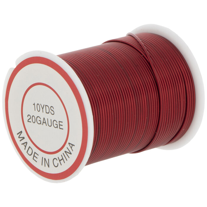 Burgundy Beading Wire - 20 Gauge | Hobby Lobby | 833301