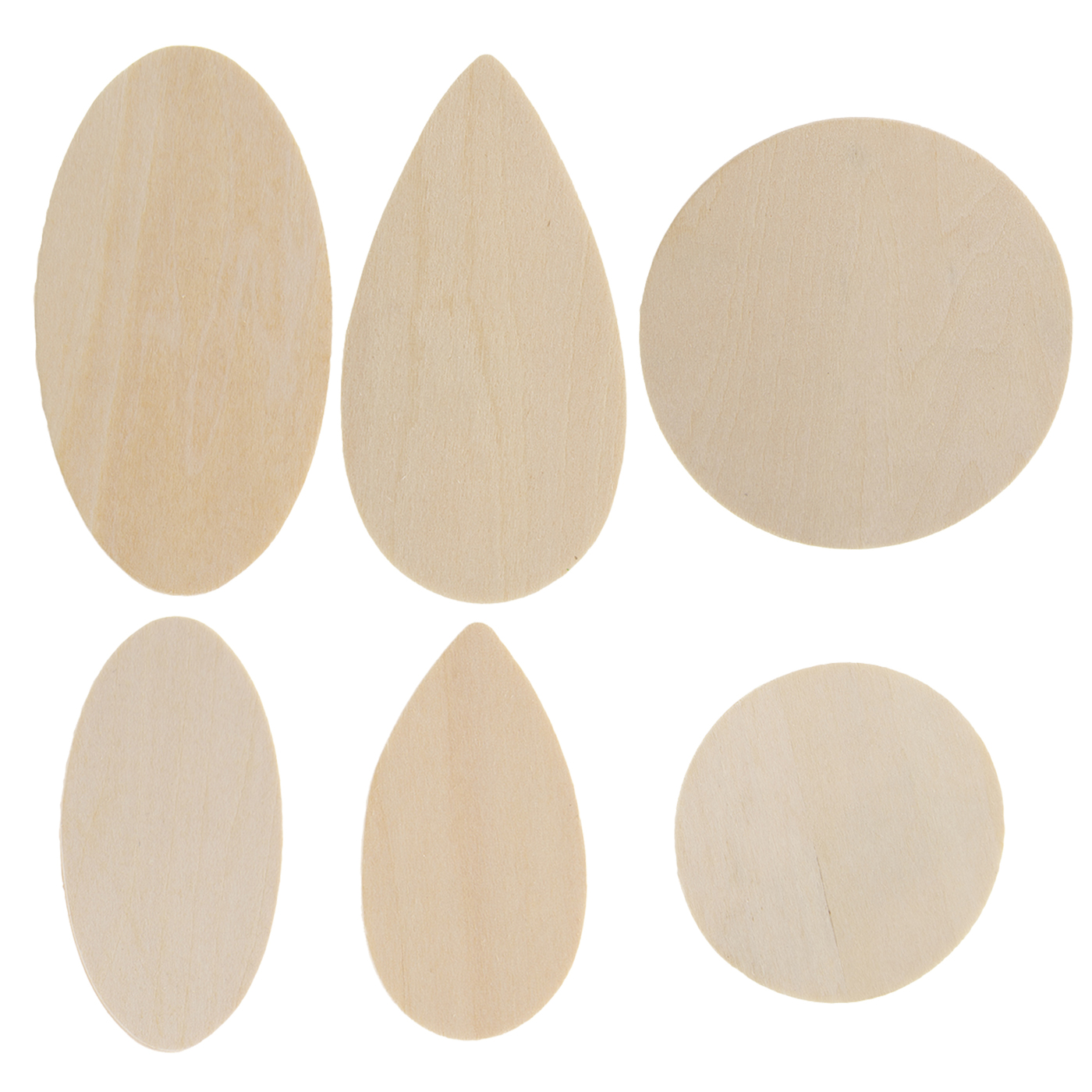 Craft Supplies & Tools Oval Circle Sign Wood Blanks Oval Blanks Wood ...