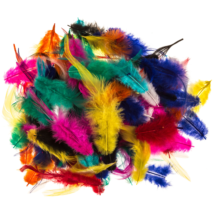 Multi Colors Dyed Saddle Hackle | Hobby Lobby | 877985