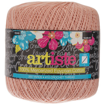 Peach Blossom Artiste Cotton Crochet Thread | Hobby Lobby | 783498