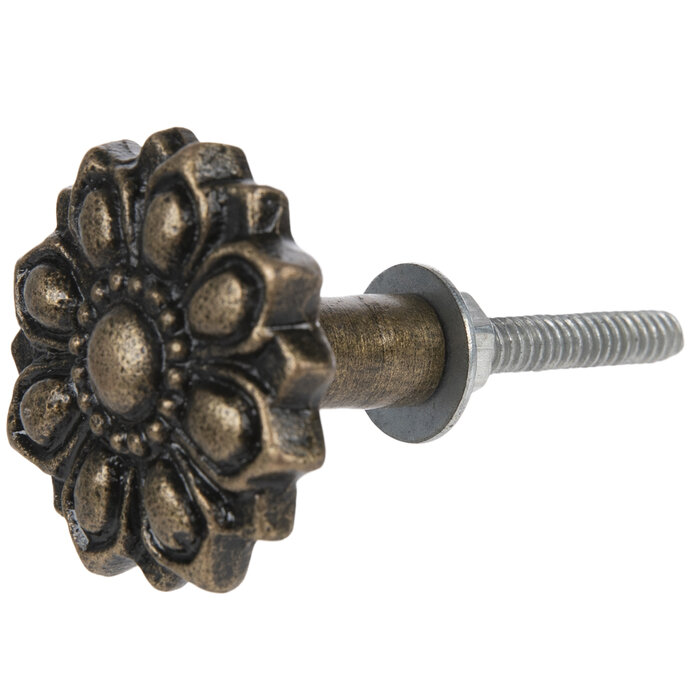 Antique Bronze Flower Knob | Hobby Lobby | 2249498