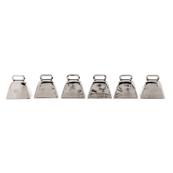Silver Cow Bells - 1 1/4" | Hobby Lobby | 242651