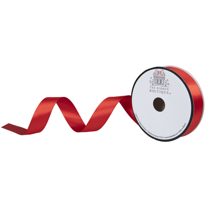 Red Double-Face Satin Ribbon - 7/8" | Hobby Lobby | 704312
