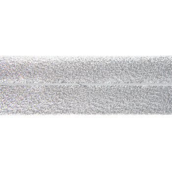 Silver Metallic Double Fold Quilt Binding | Hobby Lobby | 750216