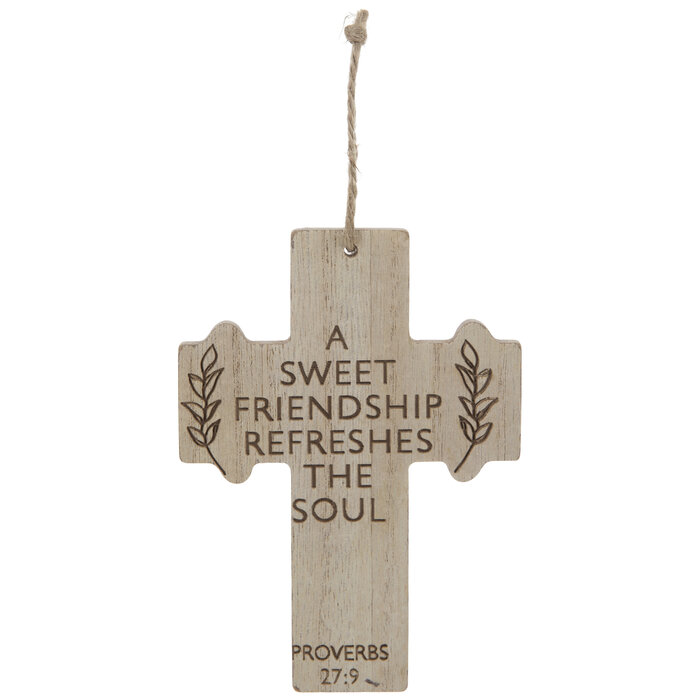 Proverbs 27:9 Wood Wall Cross | Hobby Lobby | 2121093
