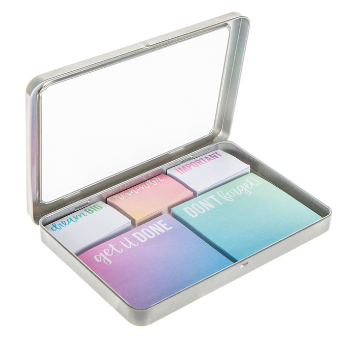 Colorful Sticky Notes With Tin | Hobby Lobby | 1734425
